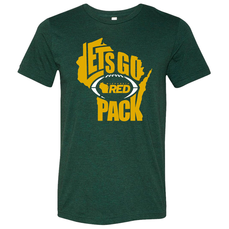 Let's Go Pack T-Shirt - Wisconsin Red