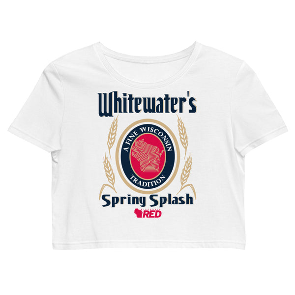 Whitewater: Spring Splash - Whitewater Tradition Crop Top - Wisconsin Red